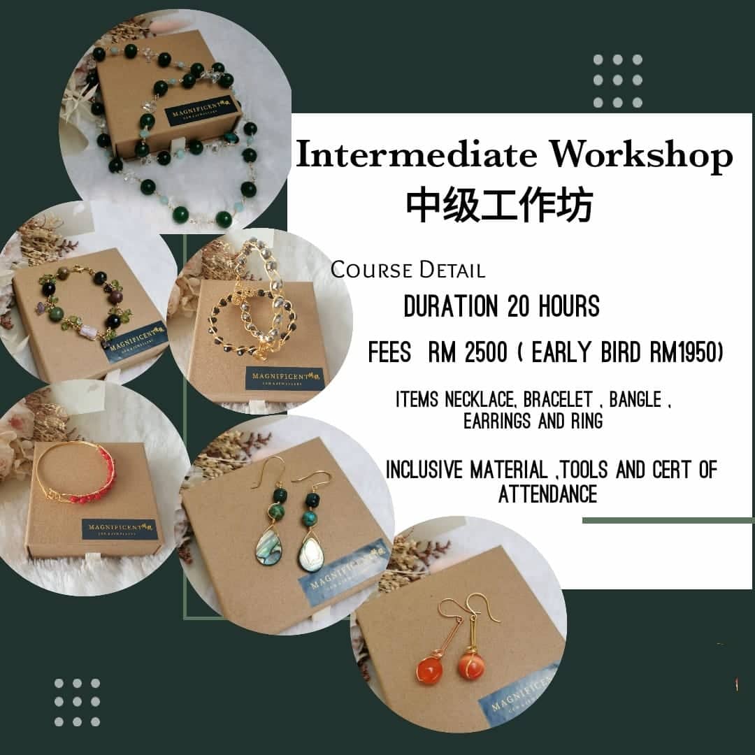 Intermediate Jewellery Making Class - The Blossom