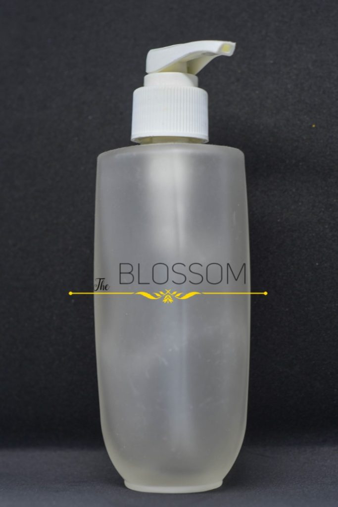 Glass Bottle (Pump) - Transparent - The Blossom