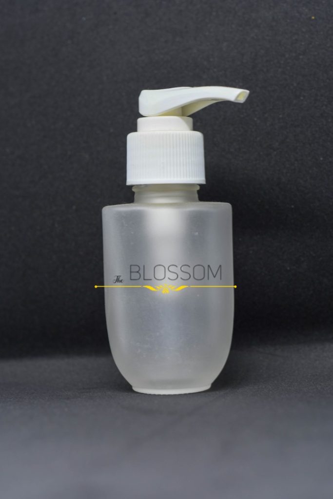 Glass Bottle (Pump) - Transparent - The Blossom