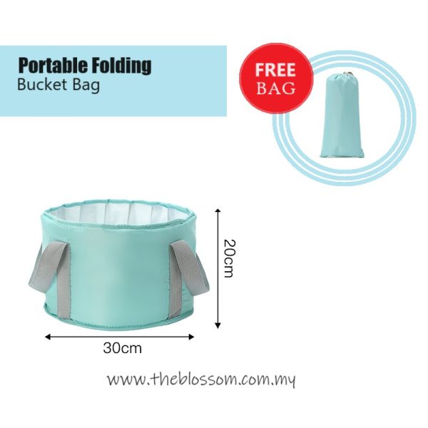 Portable Folding Foot Soak Bucket Bag - The Blossom